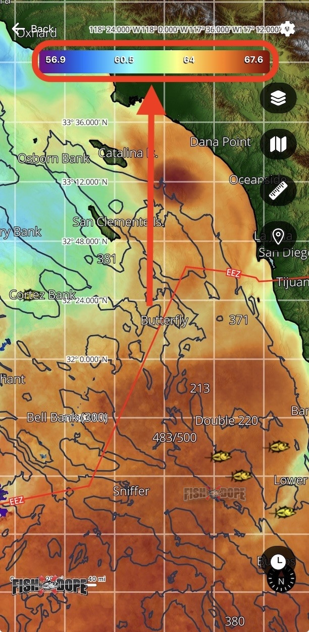 How to Use the New App Features | California Fishing Reports | Sea ...