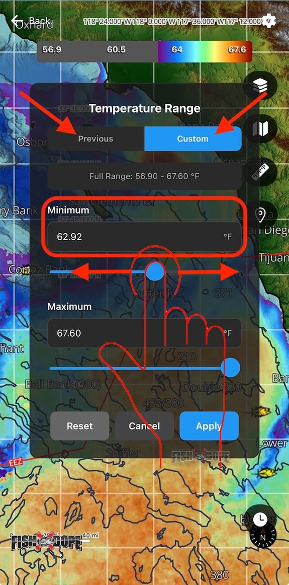How to Use the New App Features | California Fishing Reports | Sea ...